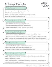 15+ AI Prompt Examples for Young Writers: Ways to Experiment with AI