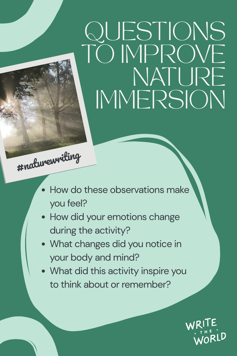 Four Ways to Teach Environmental Writing